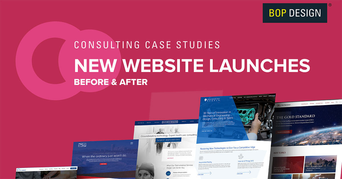Case Study: Consulting Websites | Bop Design Case Study: Consulting Websites | Bop Design