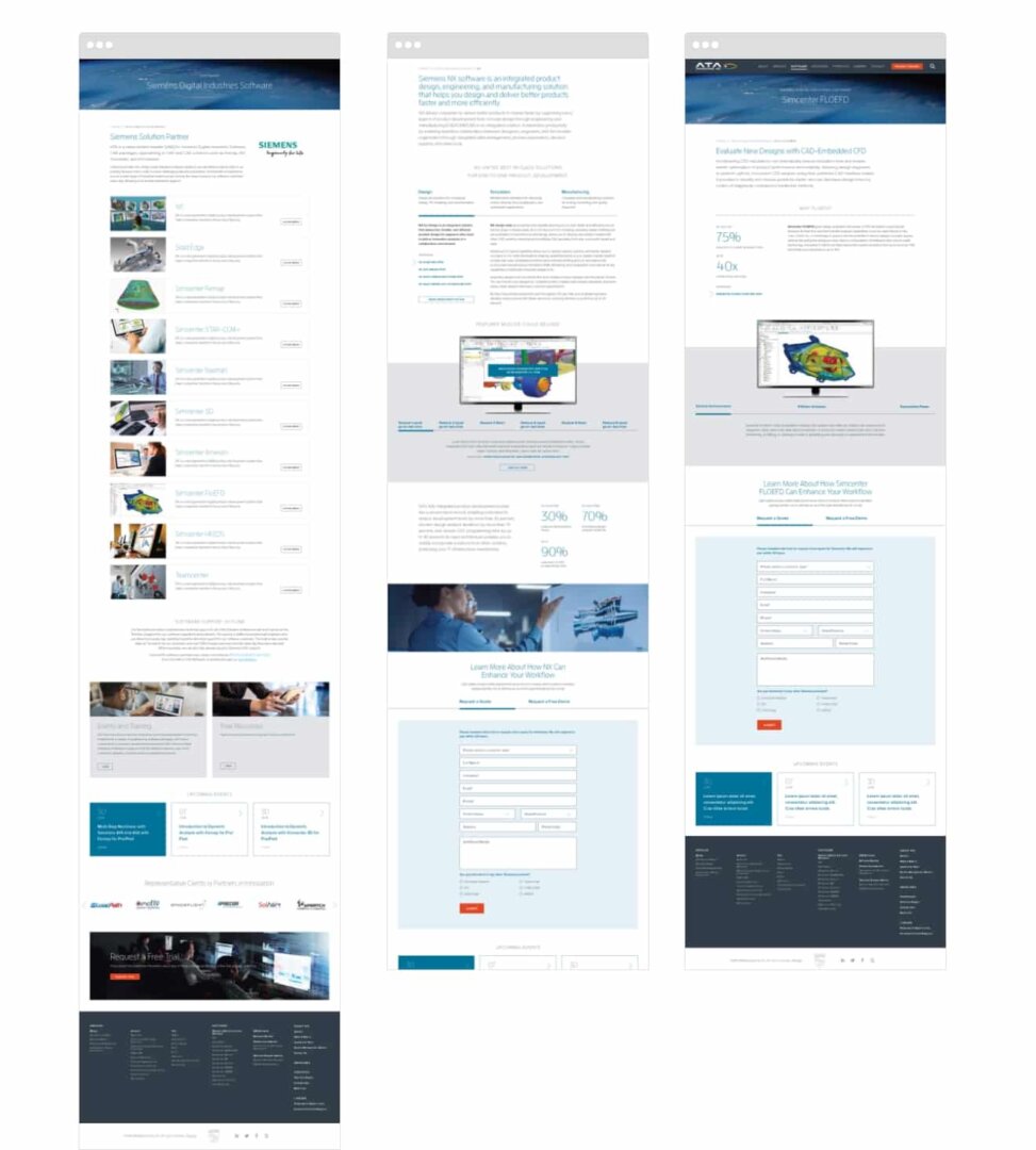 Website Design for ATA Engineering | Bop Design Case Studies