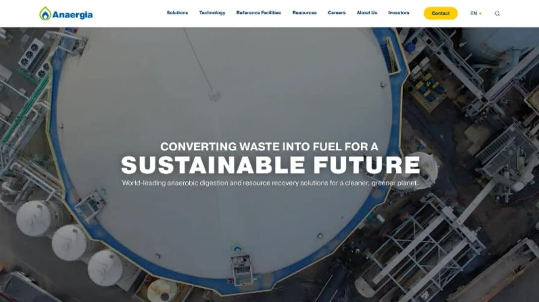 Anaergia B2B Case Study - Innovative Solutions | Bop Design