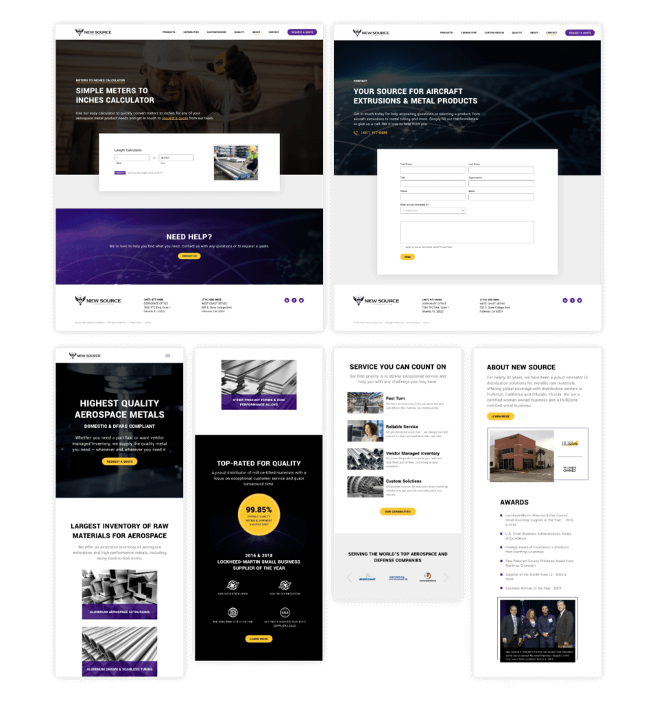 New Source Corp B2B Case Study - Industrial Supply | Bop Design