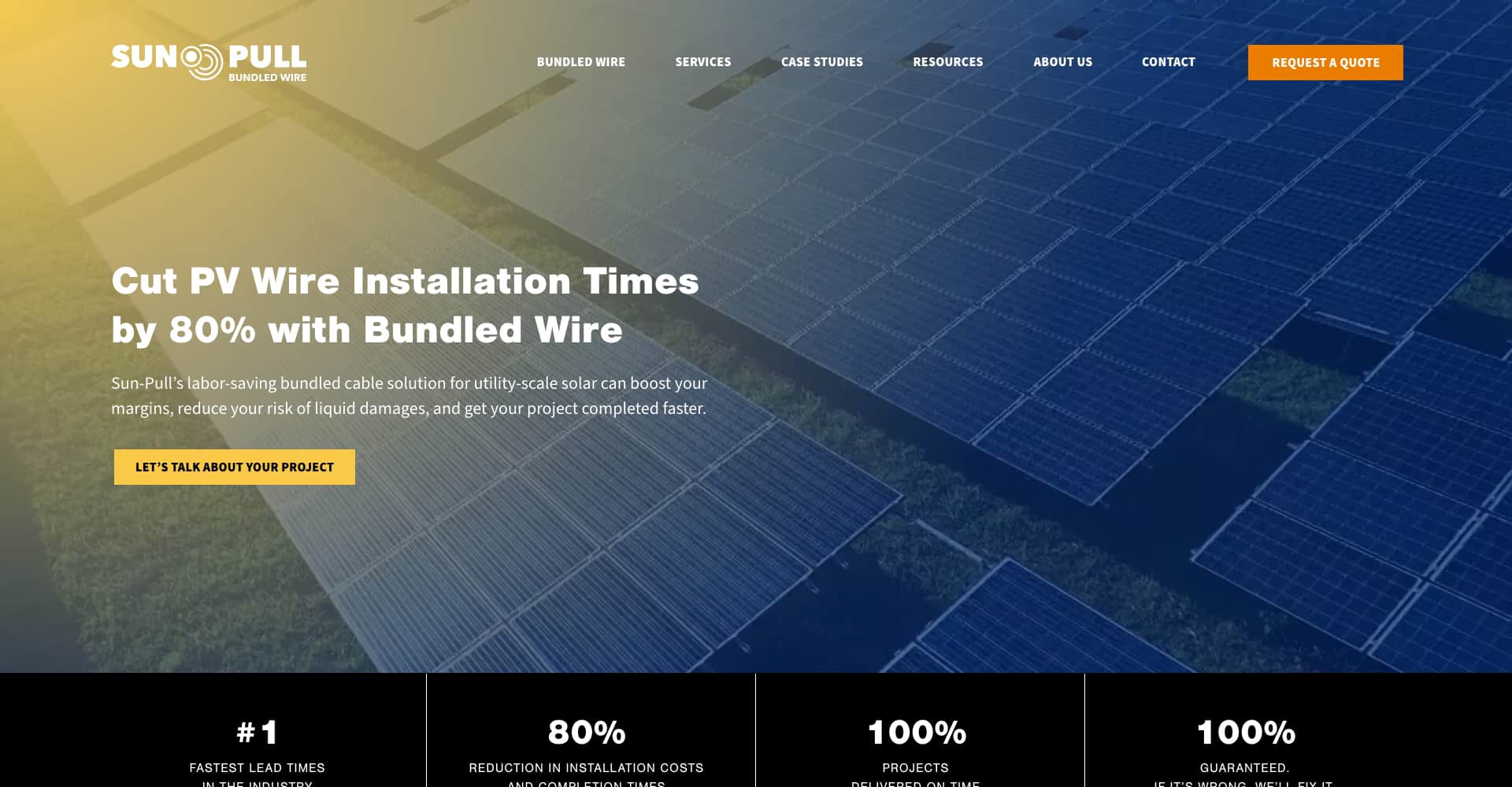 Sunpull B2B Case Study - Renewable Energy Marketing - Bop Design
