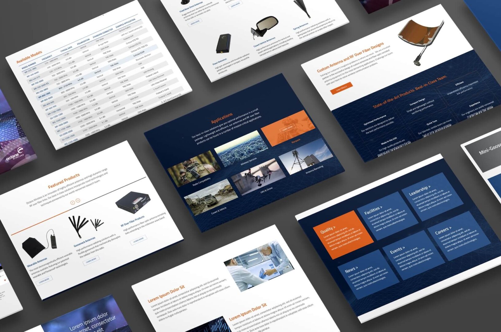 B2B Website Design for High Tech Antenna Company | Case Study